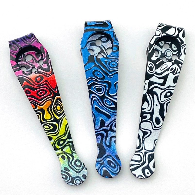 Titanium Alloy Pocket Knife Back Clip for Spyderco Paramilitary 2 C81 ...