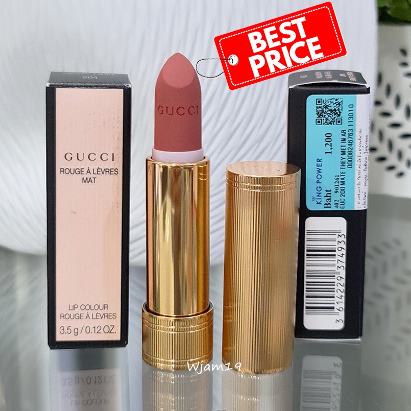 ลิปสติก Gucci Rouge a Levres Mat Lip Colour 204 208 305 ขนาด 3.5 g ...