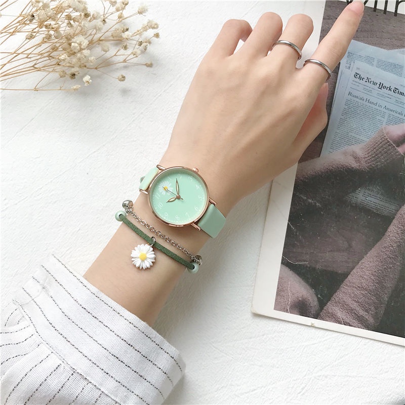 Daisy watch female student Korean style simple girlfriends a pair of ...