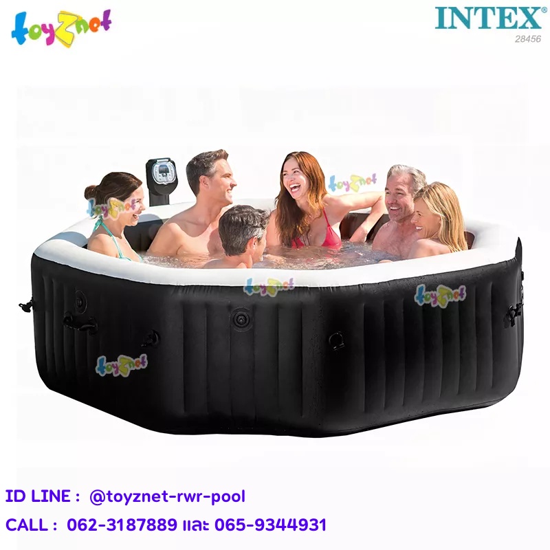 INTEX สระเพียวสปา เจ็ทแอนด์บับเบิ้ล เดอลุกซ์ 86 นิ้ว (218 ซม.) รุ่น ...