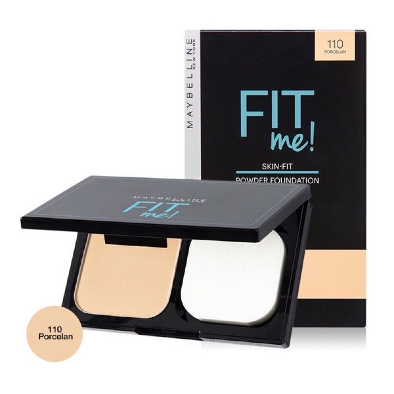 ( 1 ตลับ) Maybelline Fit Me Powder Foundation SPF32 PA 9 กรัม ...