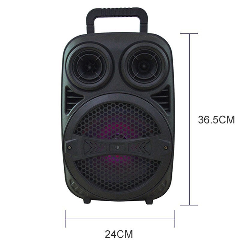 SP-8001 ลำโพงบลูทูธช่วยสอน ขนาด 8 นิ้ว มีหูหิ้ว รีโมทพร้อมไมค์โครโฟน และสามารถปรับ Echo ได้ ...