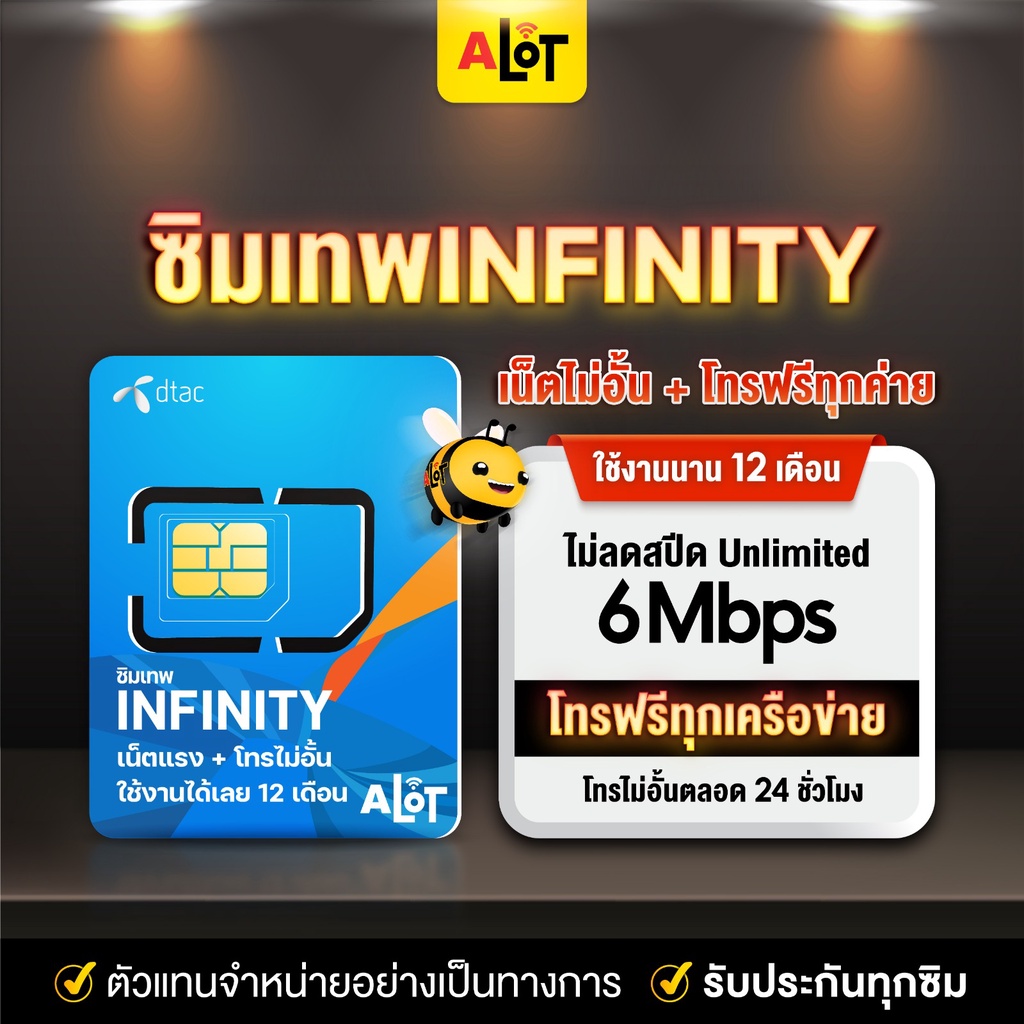 ซิมเน็ตไม่อั้น infinity เลือกเบอร์ได้ Set2 ซิมเน็ต 6เม็ก ไม่อั้น ซิมเน็ต6Mbps ไม่อั้น ไม่ลดสปีด ...