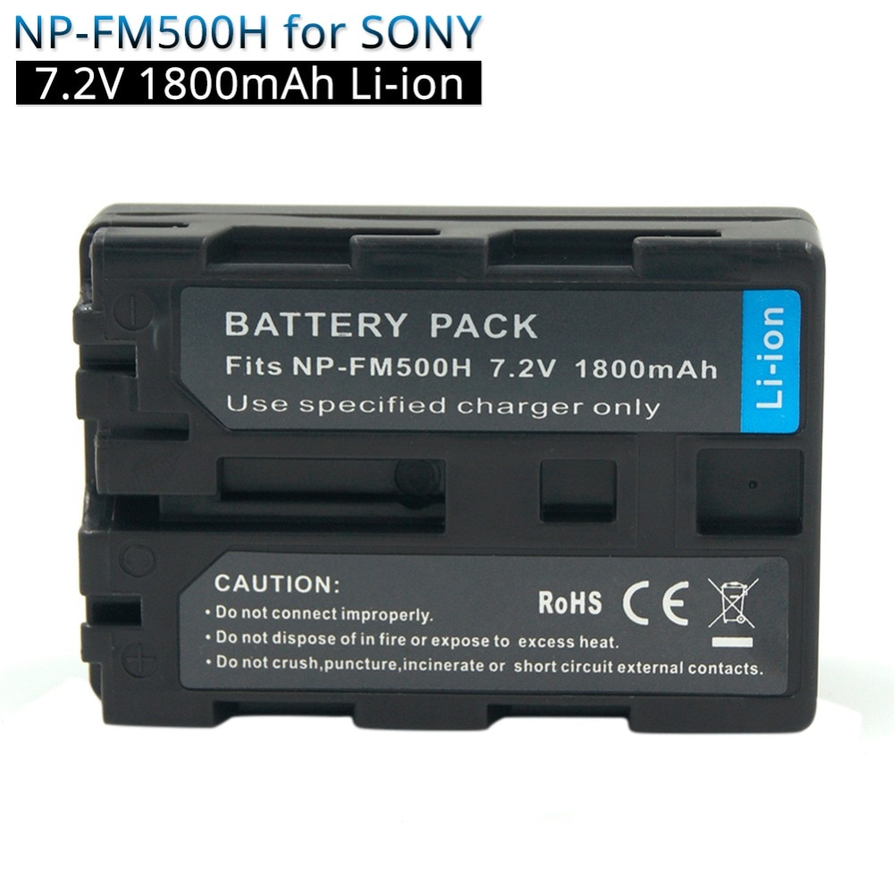 NP-FM500H NPFM500H NP FM500H 1800mAh Rechargeable Camera Battery for Sony A57 A58 A77 A200 A300 ...