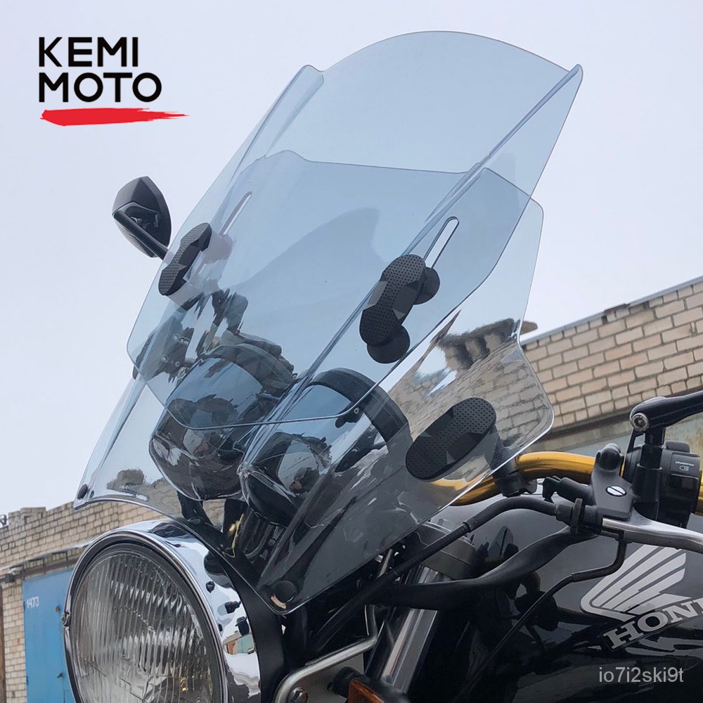 Motorcycle Windshield Universal Motorcycle Windscreen Deflector ...