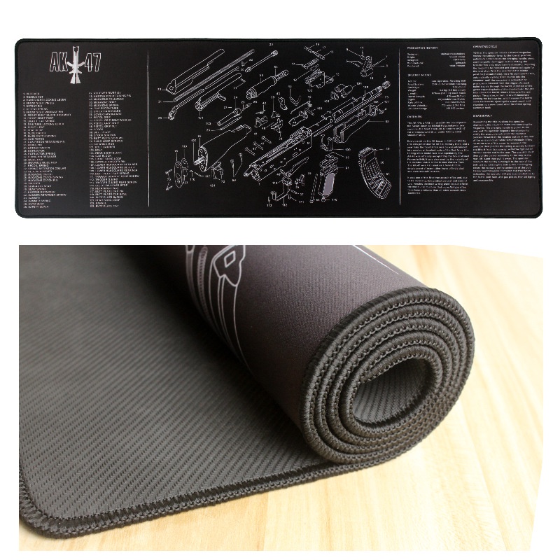 AR-15 แผ่นรองเมาส์ถอดประกอบ AK-47 ยุทธวิธีทำความสะอาด Pad แผ่นยาง ...