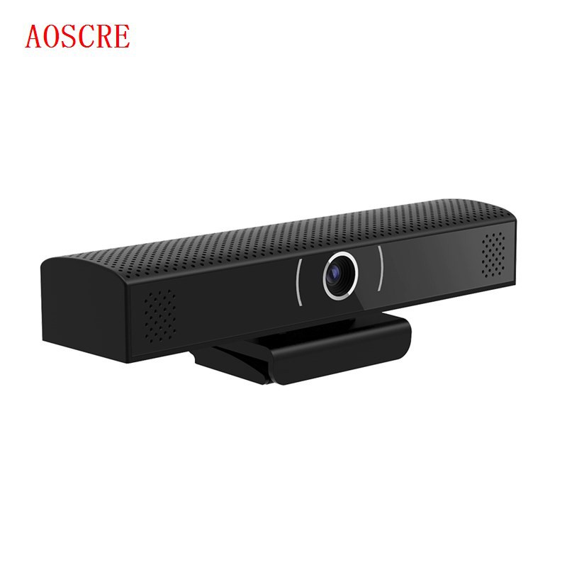 1080P HD Video Conference Webcam with Mic and Speaker, All-In-One Video ...