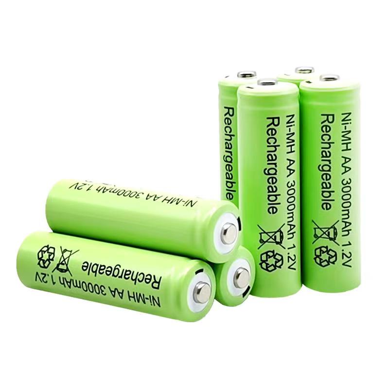 AA 3000 mAh 1.2 V Quality rechargeable battery AA 3000 mAh NiMH ...