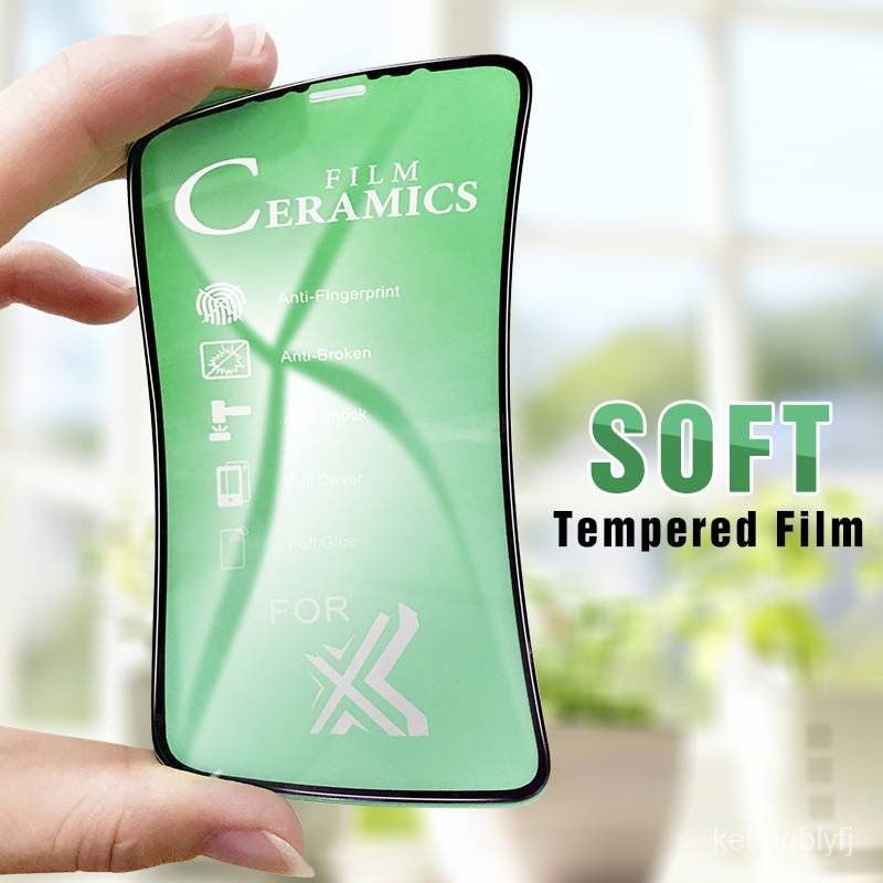 new1PCS Explosion Proof Full Cover Soft Ceramic Film for IPhone 11 12 ...