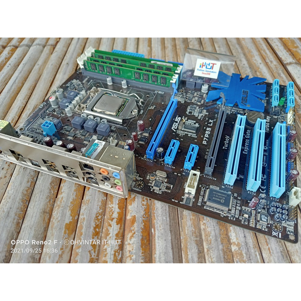 CPU Intel Core i5-760 + MAINBOARD ASUS P7P55 LX (1156 Set) | Shopee ...