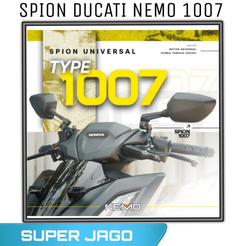กระจกมองหลัง Ducati Nemo 1007 1008 Pnp Nmax All New Nmax 2020 2021 2022 ...