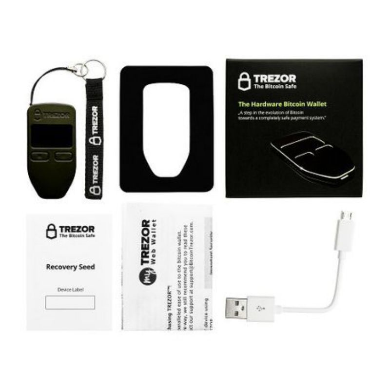 trezor one the hardware wallet with case protect hardware wallet hard ...