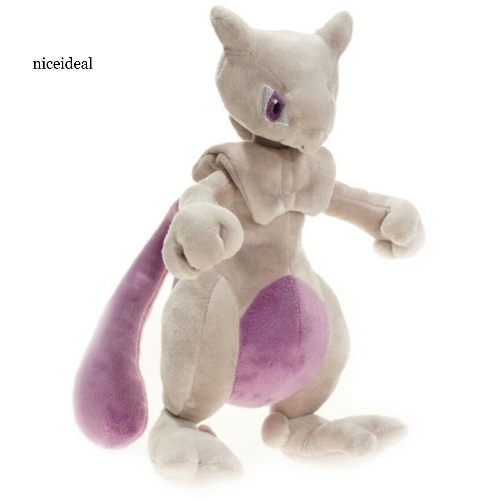 Nd 25cm Pokemon Mewtwo Plush Stuffed Toy Kids Gift Throw Pillow Sofa ...