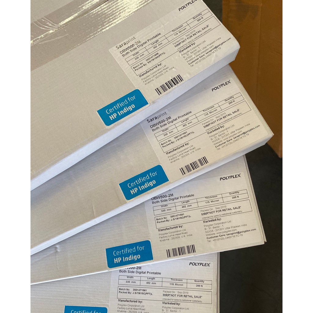แผ่นพลาสติก Polyplex PET Digital (A3+) | Shopee Thailand