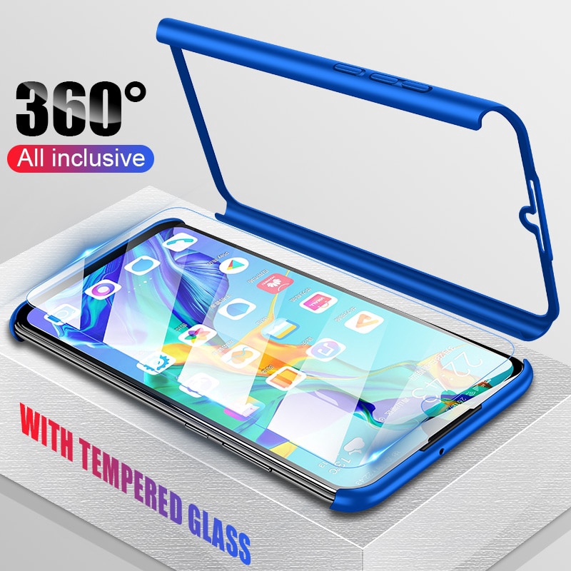 เคสโทรศัพท์ป้องกัน 360 องศาสําหรับ Huawei P40 P40Pro P30 P20 Lite E Plus Nova 7 I Y7P2020 ...