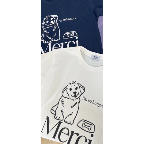 Merci dog T-shirt ลายน้องหมา - bibeba.shirtshop - ThaiPick