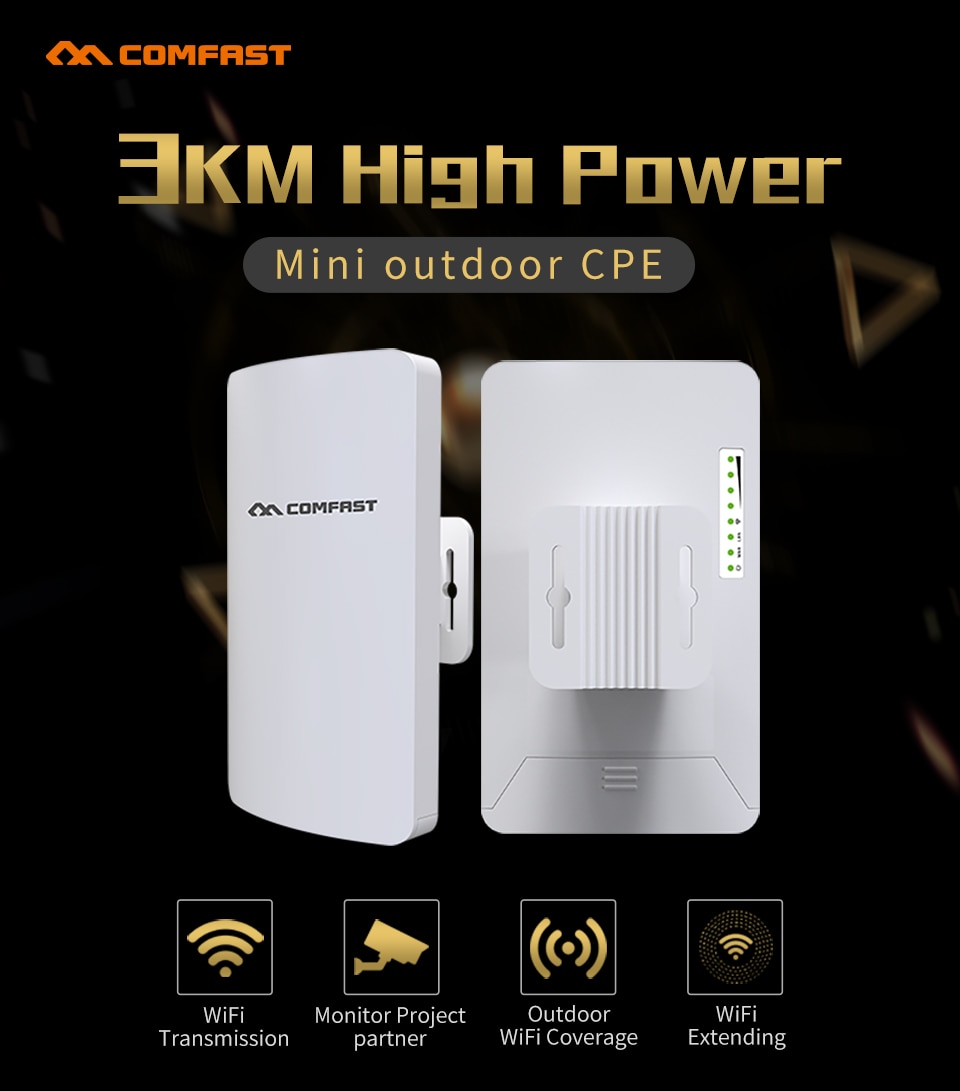 Comfast 300Mbps 2.4G Wireless Outdoor Wifi Long range cpe 11dbi Antenna ...