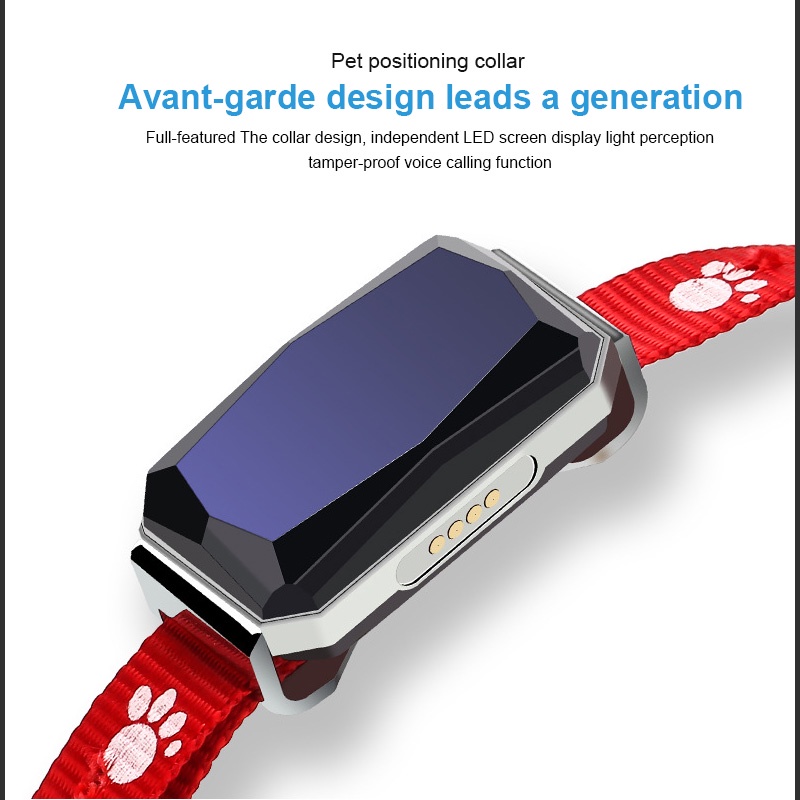Ruifeng Huizhi Pet Anti-lost Device Locator Collar Dogs Cat GPS Tracker ...