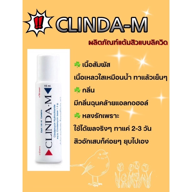 Clinda-M(แต้มสิวอักเสบ) - idin_office - ThaiPick