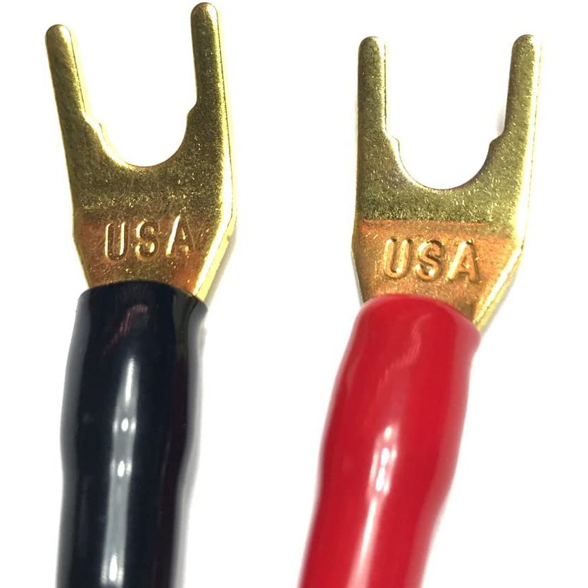 Y PLUG ปลั๊กก้ามปู สำหรับต่อสายลำโพง ชุบทอง Gold plated อย่างดี ขั้วหนา ...