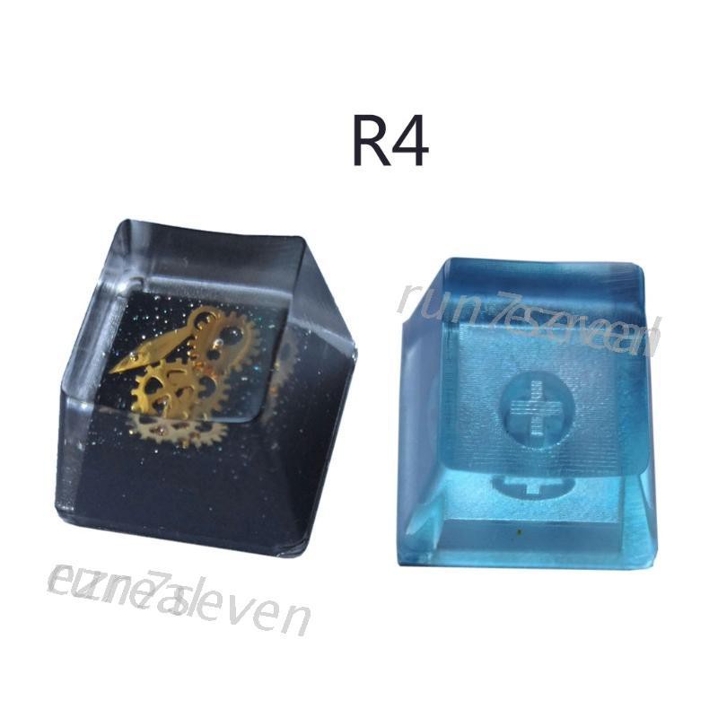 อะไหล่แป้นพิมพ์เรซิ่นแฮนด์เมด Oem R4 Profile Rgb สําหรับเล่นเกม ...