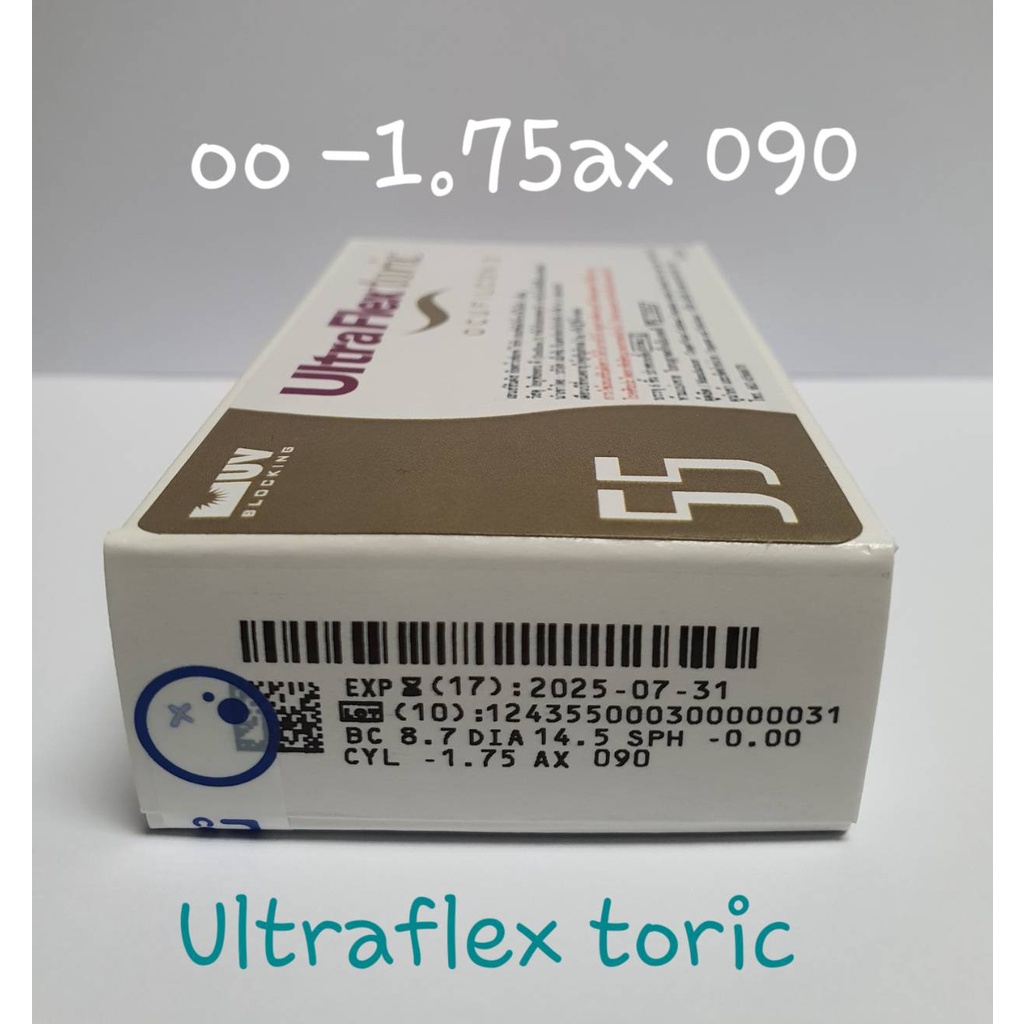 คอนแทคเลนส์ สายตาเอียง Maxim lite toric Ultraflex Toric รายเดือน ...
