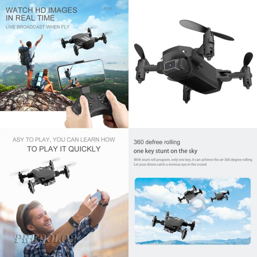 PREDOLO2 2020 Mini 2.4GHz LS-MIN RC Drone Kids FPV Wifi 480P Quadcopter ...