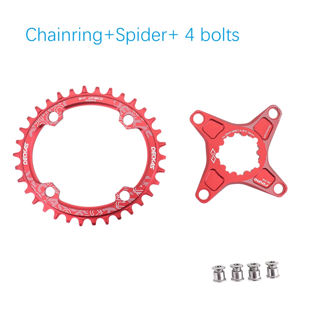 Deckas Oval Chainring 6mm Offset GXP XX1 Eagle X01 GX X1 X0 X9 for sram ...