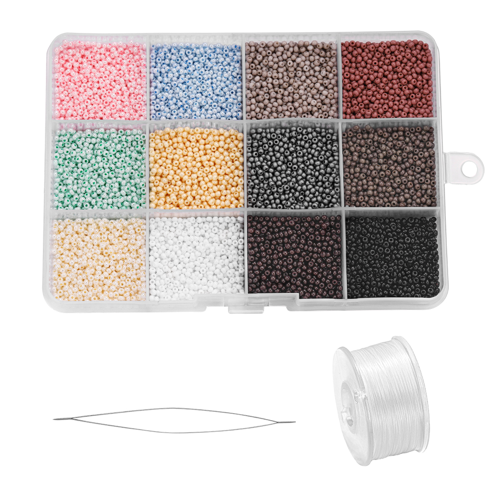 Glass beads handmade beaded pin set For Bracelet Necklace DIY ...