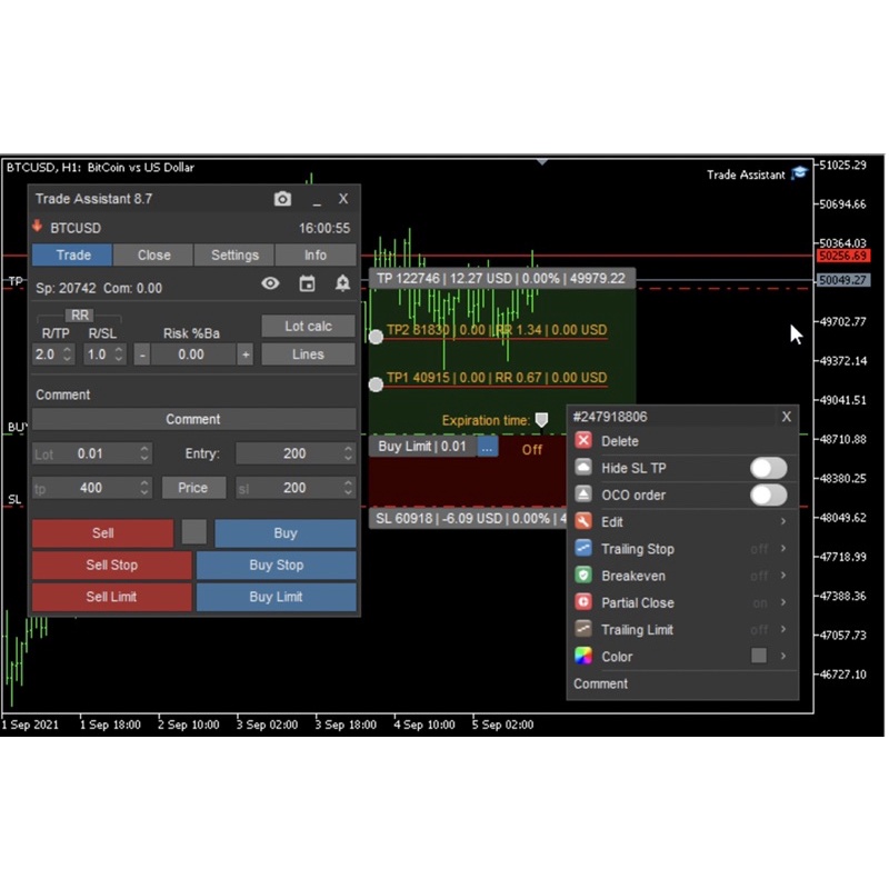 โปรแกรมช่วยเทรด FOREX EA Trade Assistant 9.8 MT4 LAST UPDATE - expert ...