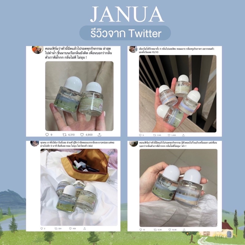 (พร้อมส่งทุกวัน) ไม่ต้องรอพรี แท้100 น้ำหอม Janua รุ่นฝาขาว ขนาด 30ml - magic.candles - ThaiPick