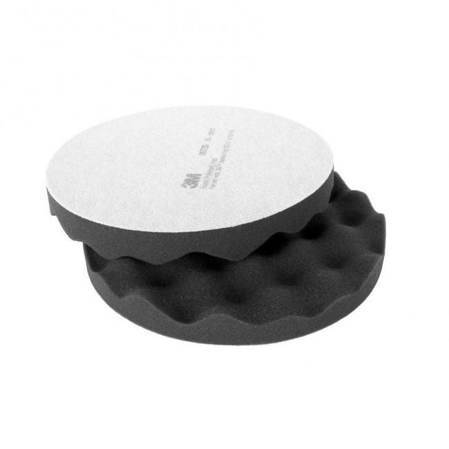 3M 05725 Foam Compounding Pad Single Sided ฟองน้ำโฟมขัดหยาบสีดำ ขนาด 8 ...