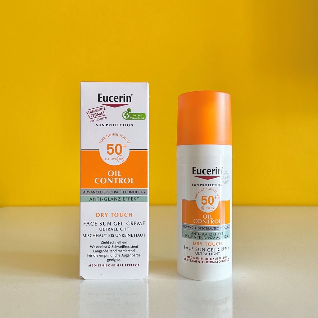 (รุ่นใหม่) Eucerin Sun Dry Touch Oil Control Face SPF50 PA 50 ml. ยูเซอ ...