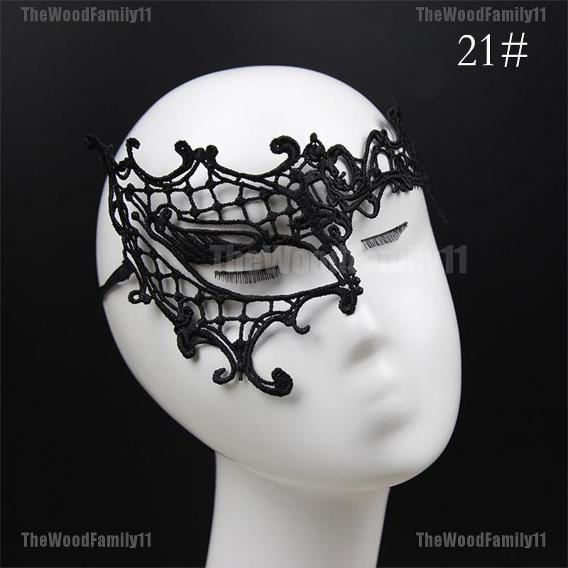 TWF Eye Mask Sexy Lace Venetian Masquerade Ball Halloween Party Fancy ...