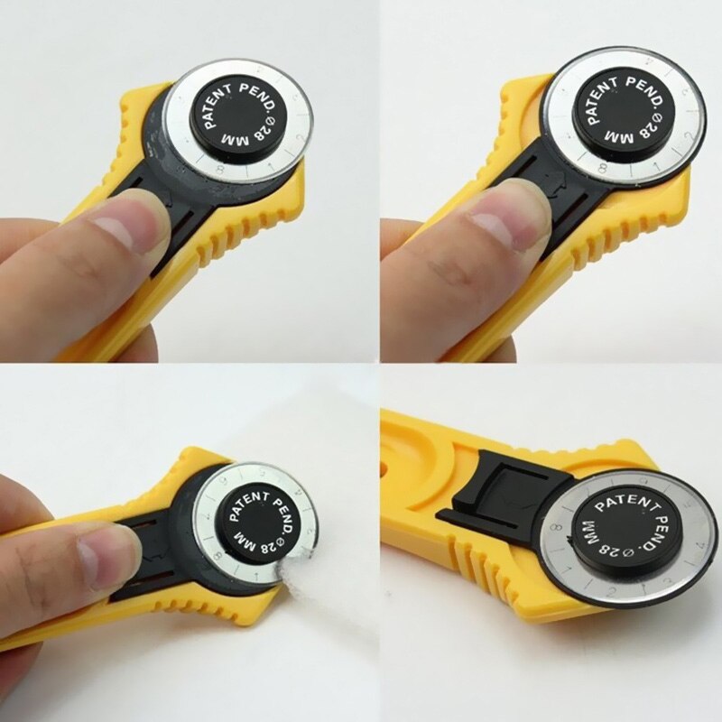 Please COD 28mm Circular Cut Yellow Rotary Cutter Blade Patchwork ...