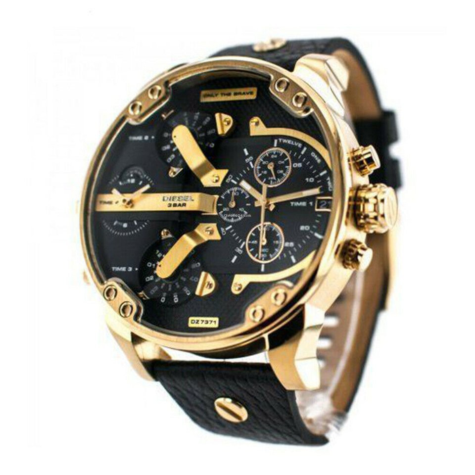 Diesel Mr. Daddy 2.0 Black Dial Mens Chronograph - siamwatchbrand ...