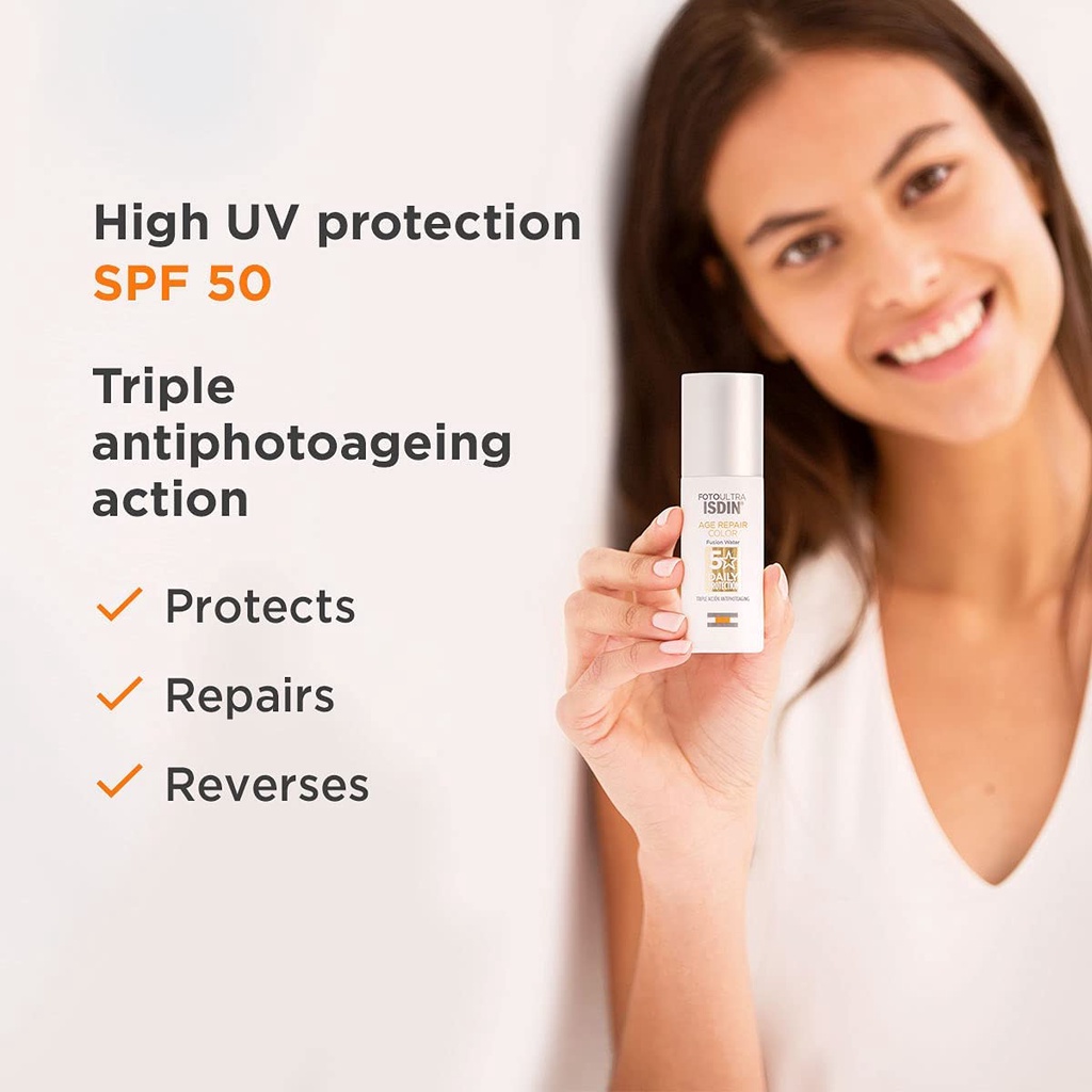 ISDIN FotoUltra Age Repair Color Fusion Water (Anti-Photoaging Sunscreen) SPF50 PA - rhw_2022 ...