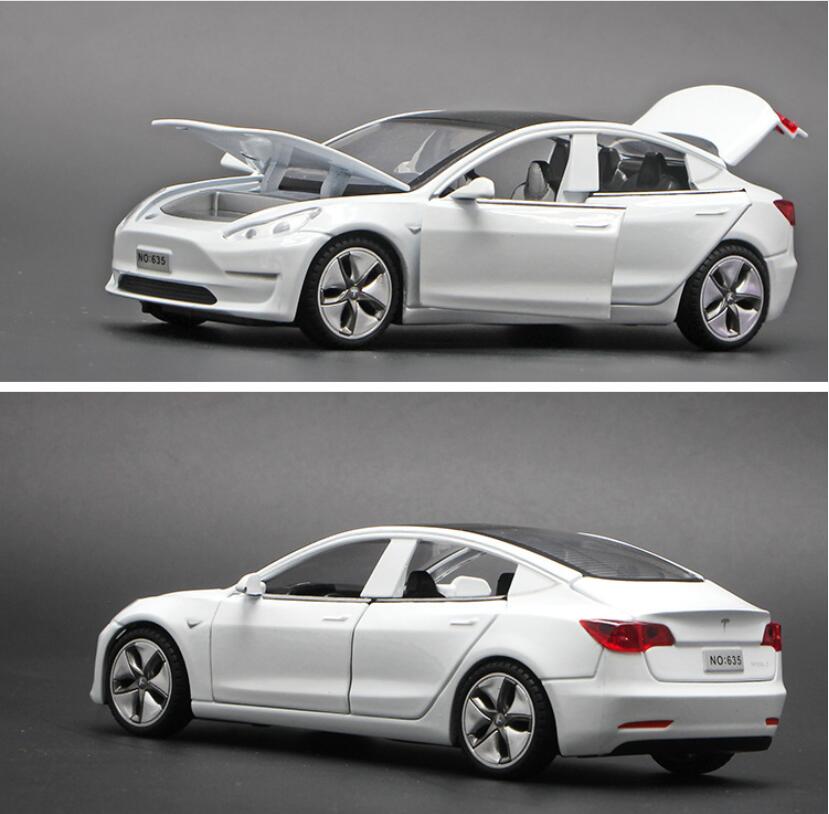 1:32 Car Model 2020 New Tesla MODEL3 MODELS MODELX Alloy Car Model ...