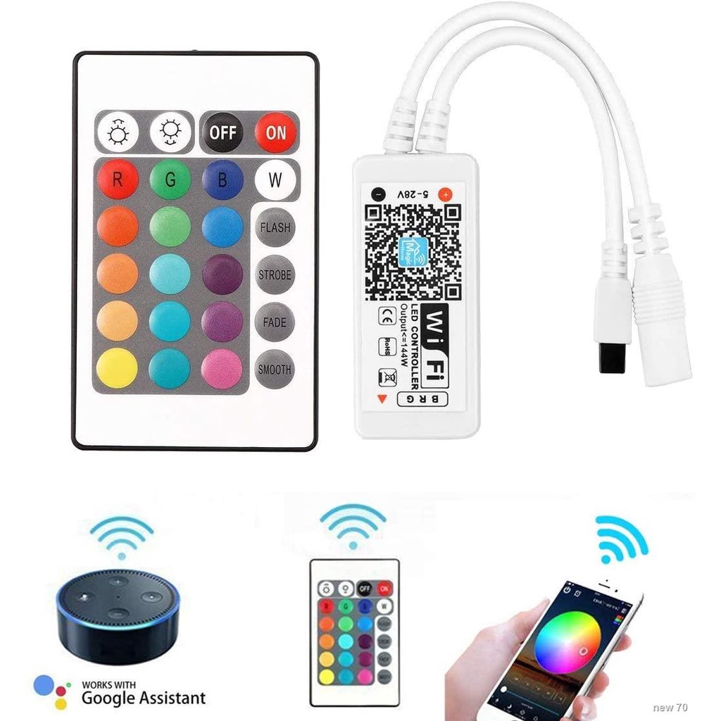 คอมพิวเตอร์ Magic Home LED Wifi Controller RGB RGBW RGBWW 5V 12V 24V ...