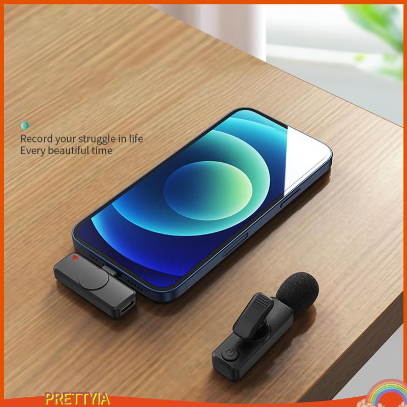 Wireless 2.4G Lavalier Microphone Type-C for Interview Vloggers ...