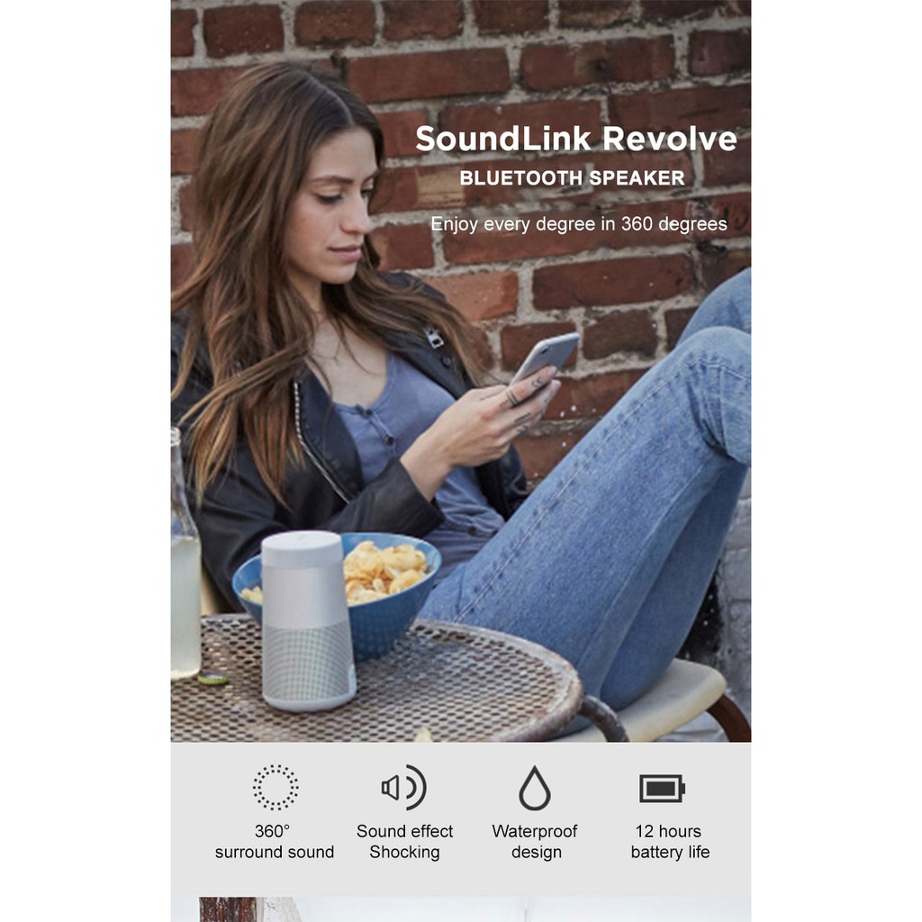 Bose SoundLink Revolve 360° mini Portable Waterproof Speaker ลำโพง ...