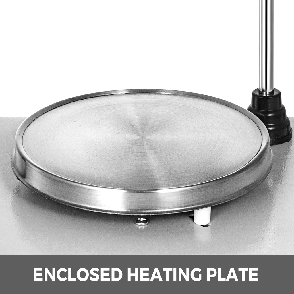 VEVOR 1L Heating Magnetic Stirrer Hot Plate W Stir Bar 0-2000RMin ...