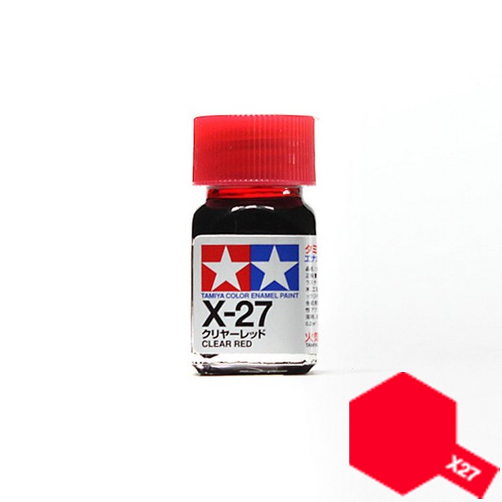 Tamiya Enamel Color X-27 (Clear Red) | Shopee Thailand