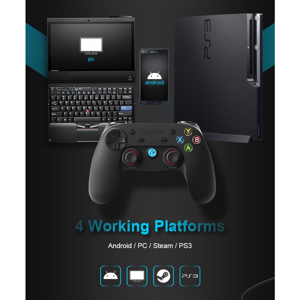 เกมแพด GameSir G3s 2.4GHz Wireless Bluetooth Gamead UBG Mobile Game ...