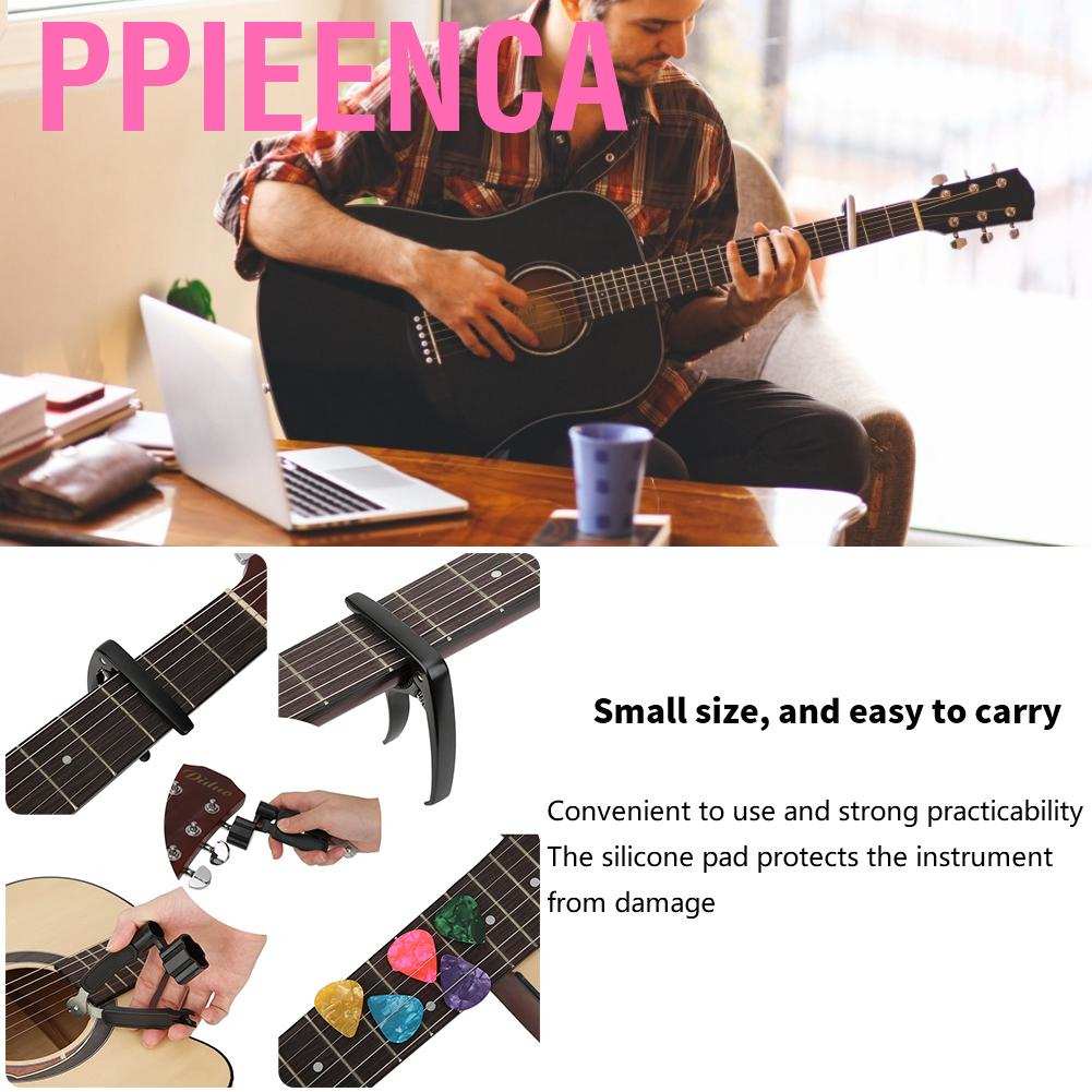 Ppieenca Guitar Strings Accessories Kit Acoustic Changing Include Capo ...