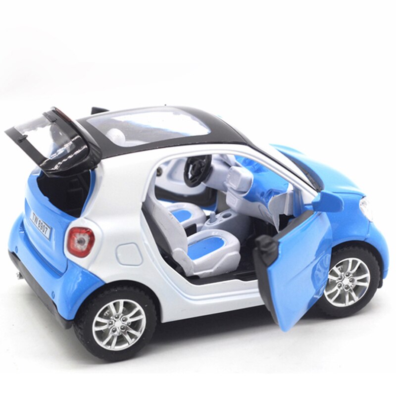 HOMMAT Smart 1:24 Scale ForTwo Vehicle Models Car Alloy Metal Diecast ...