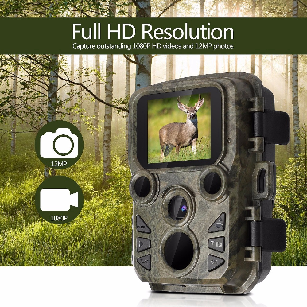 On sale Night Vision Hunting Camera 12mp 1080p Wildlife guard Infrared ...