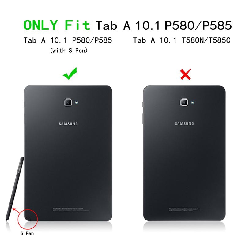 ซัมซุง ซองหนัง Samsung Galaxy tab A A6 10.1 With S Pen Casing SM-P580 ...