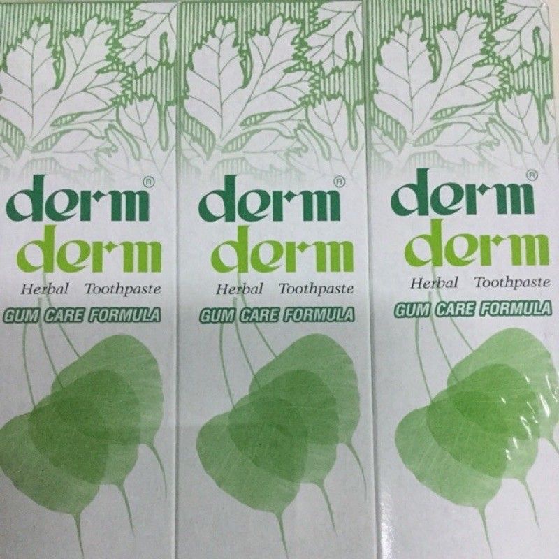 ยาสีฟันสมุนไพร เดิมร์เดิมร์ derm derm สูตรดูแลสุขภาพเหงือก 90 กรัม ...
