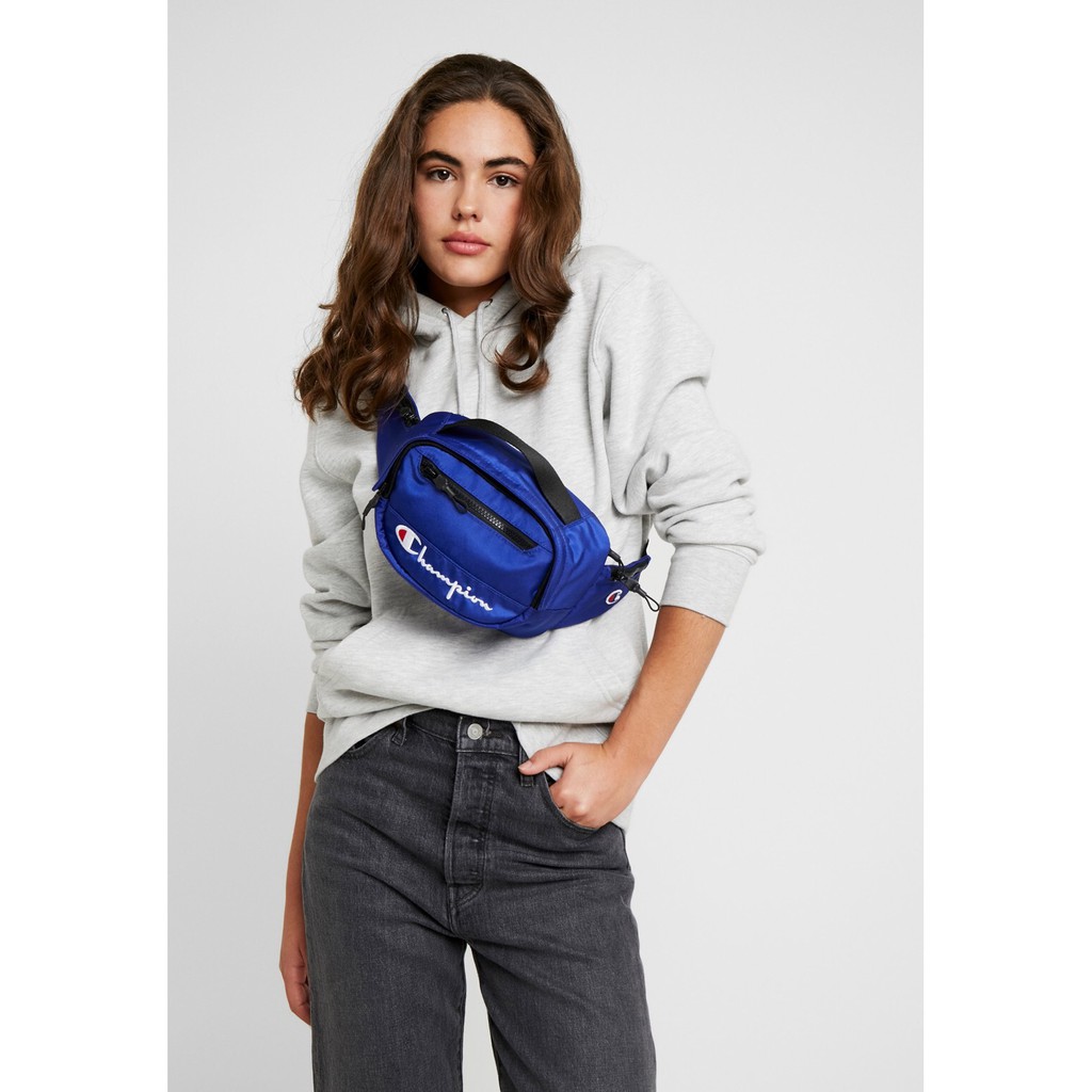(ของแท้ 100) Champion กระเป๋า Bum Bag สีน้ำเงิน - blackcheap_store ...